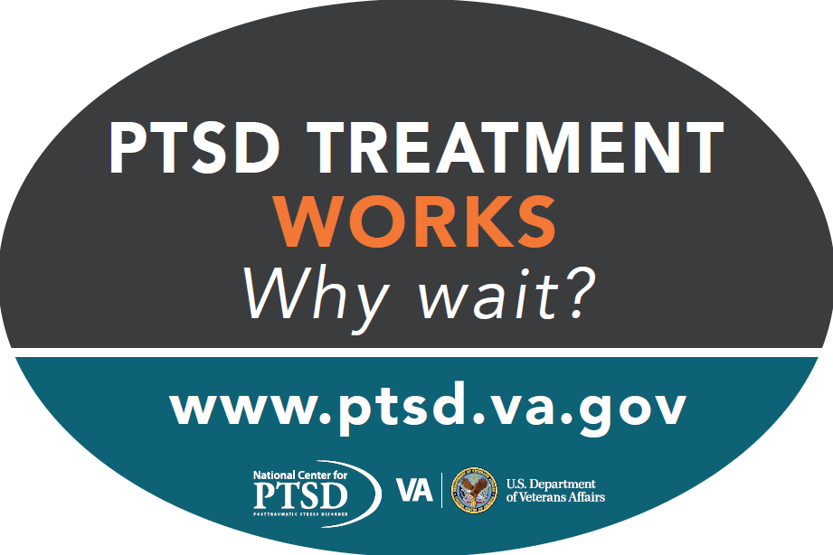 A 6” x 4” oval magnet for use during PTSD Awareness Month on any ...