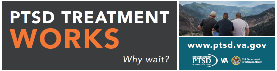 A 3" x 11 1/2" removable vinyl sticker for use during PTSD Awareness ...